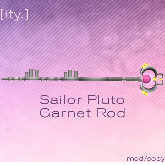 Second Life Marketplace - [ity.] Sailor Pluto Garnet Rod